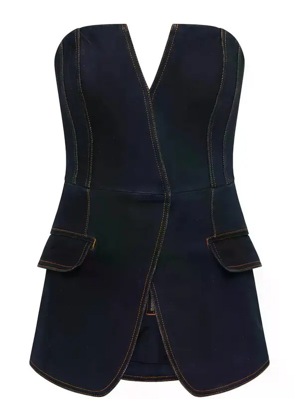 Rebecca Vallance Aviator Top - Blue