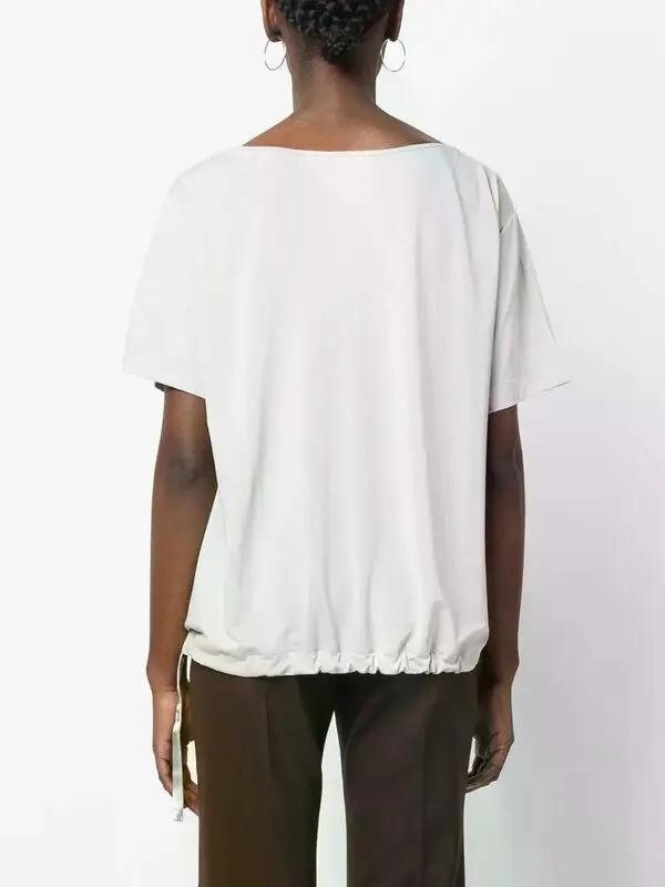 Emporio Armani Side-tie Detail T-shirt
