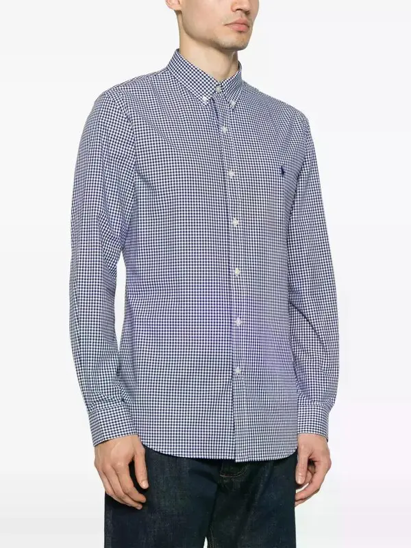 Polo Ralph Lauren Gingham Cotton Shirt - Blue