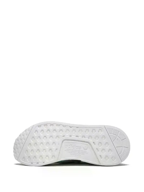 Adidas Nmd_r1 Primeknit Datamosh Sneakers - White