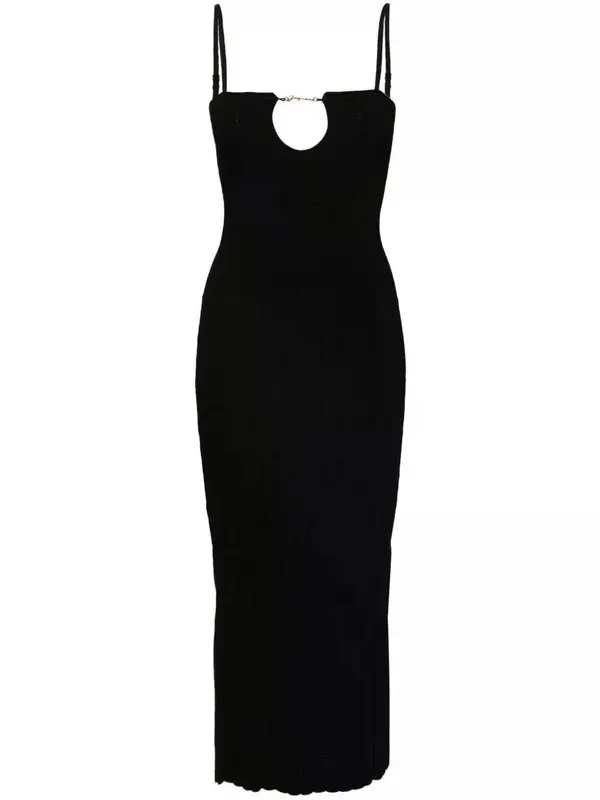 Jacquemus La Robe Sierra Knit Dress - Black