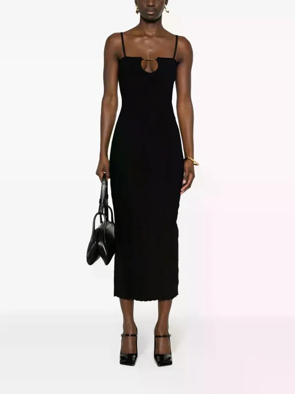 Jacquemus La Robe Sierra Knit Dress - Black