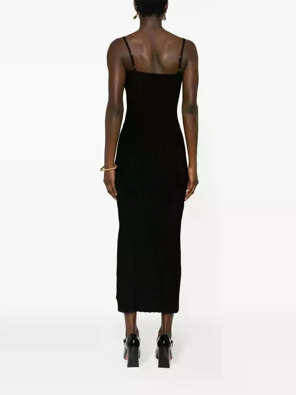 Jacquemus La Robe Sierra Knit Dress - Black