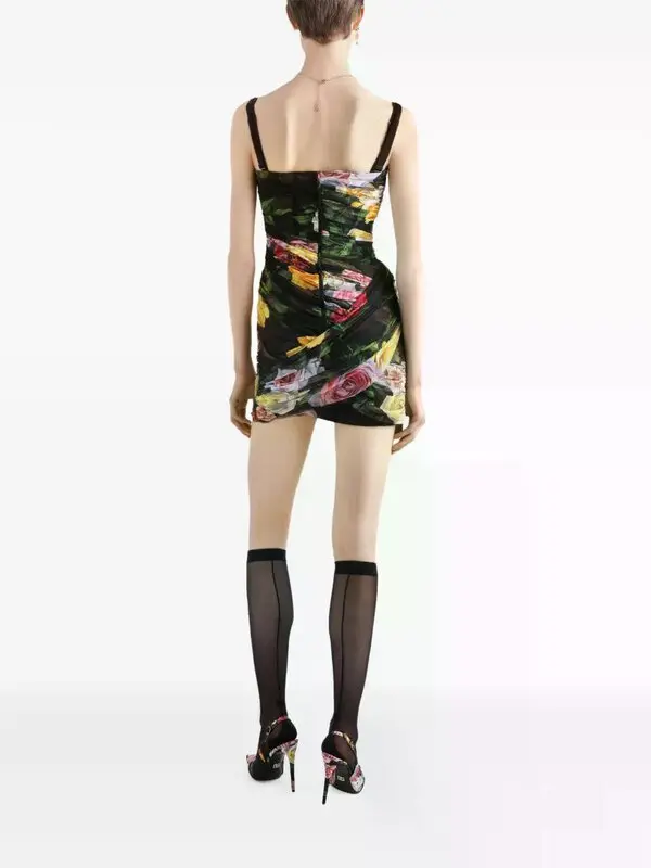 Dolce & Gabbana Floral-print Mini Dress