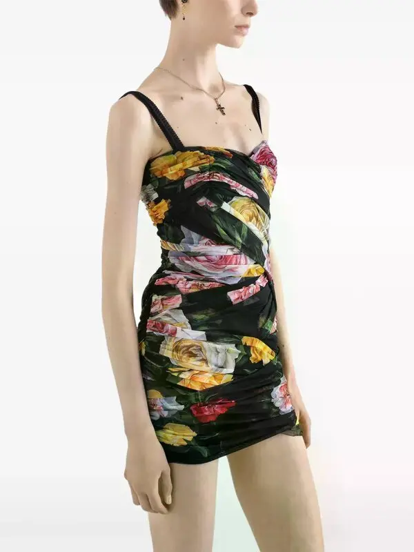 Dolce & Gabbana Floral-print Mini Dress