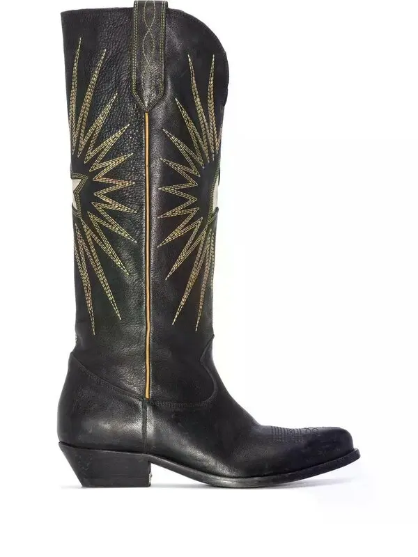 GOLDEN GOOSE Wish Star Mid-calf Boots