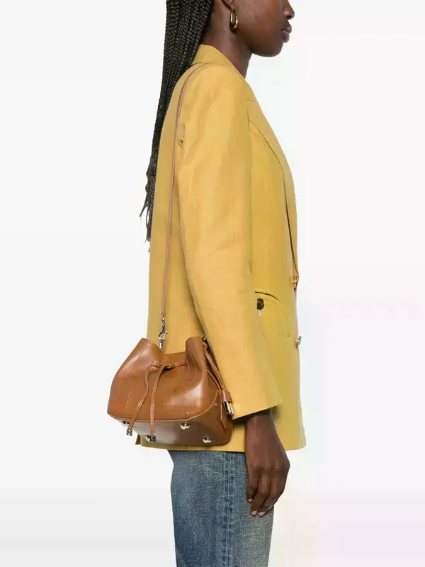 Hogan Mini Hocket Bucket Bag - Brown