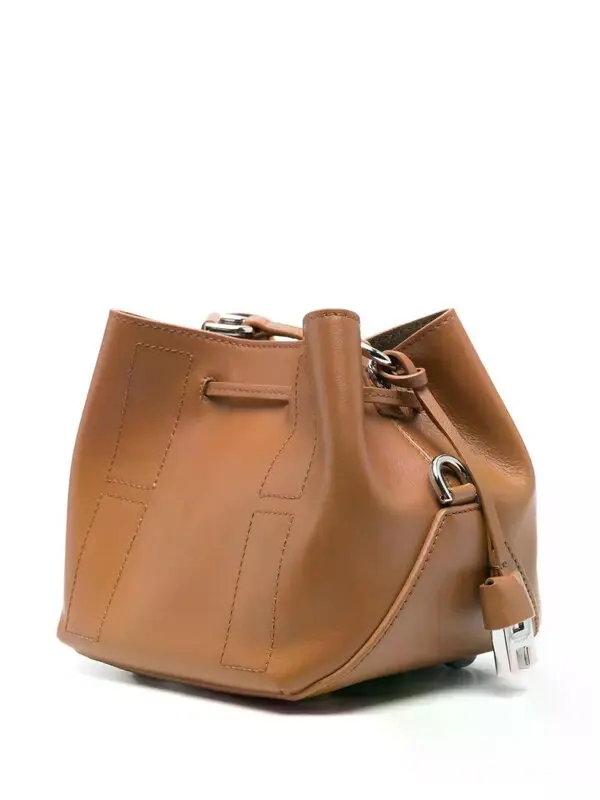 Hogan Mini Hocket Bucket Bag - Brown