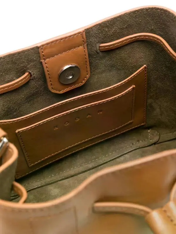 Hogan Mini Hocket Bucket Bag - Brown