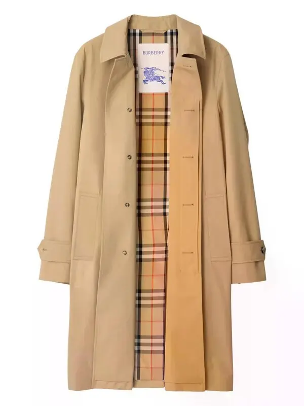 Burberry Water-resistant Cotton Car Coat