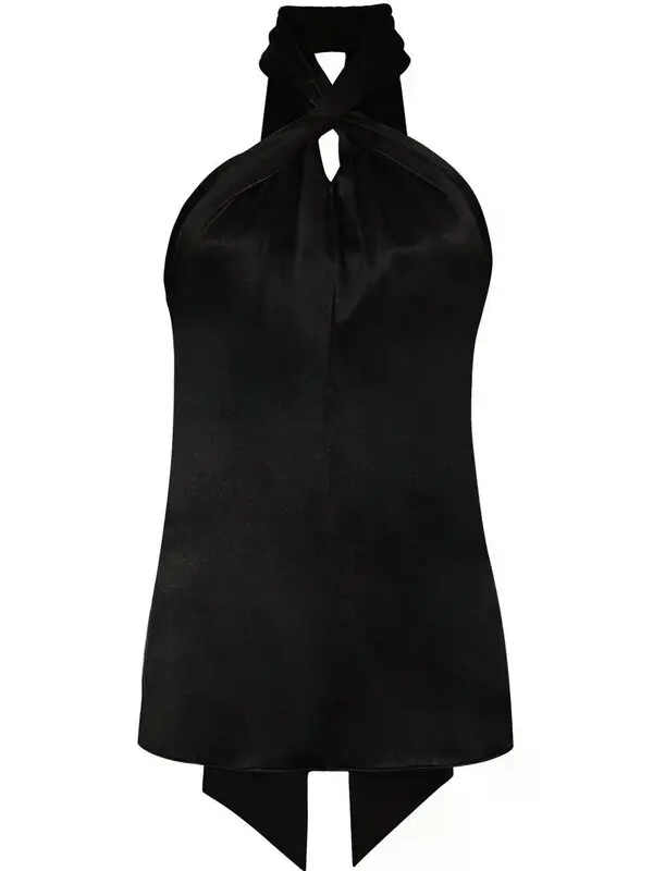 Adam Lippes Thalia Top - Black