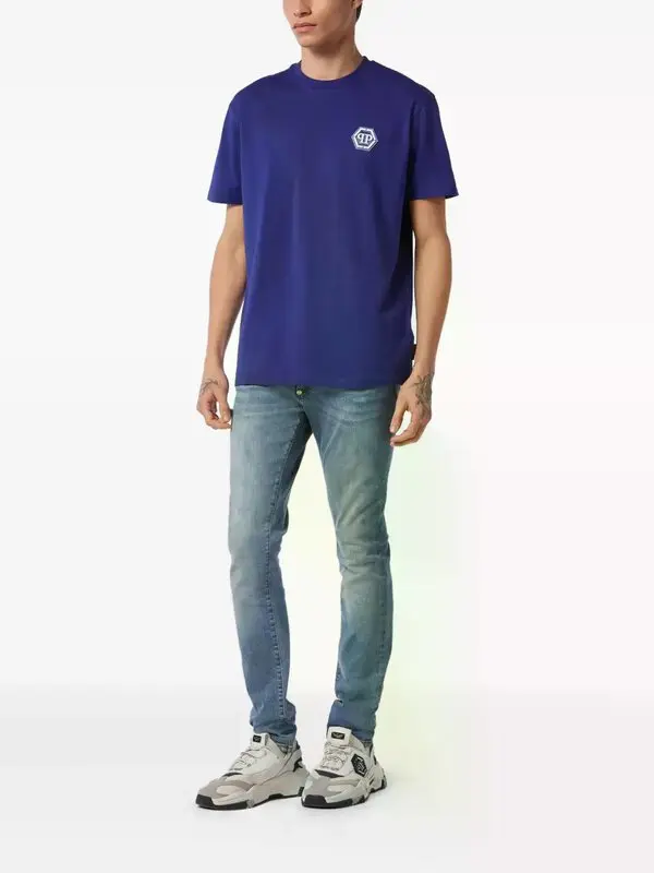 Philipp Plein Cotton T-shirt - Blue