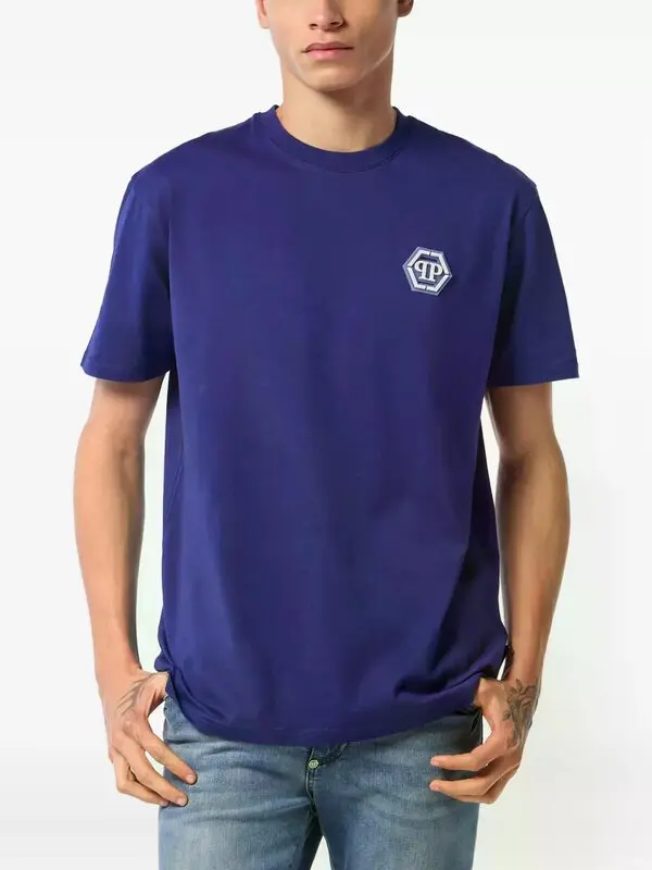 Philipp Plein Cotton T-shirt - Blue