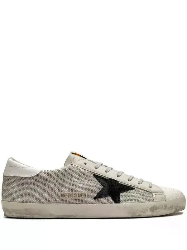 GOLDEN GOOSE Super-star Leather And Mesh Sneakers