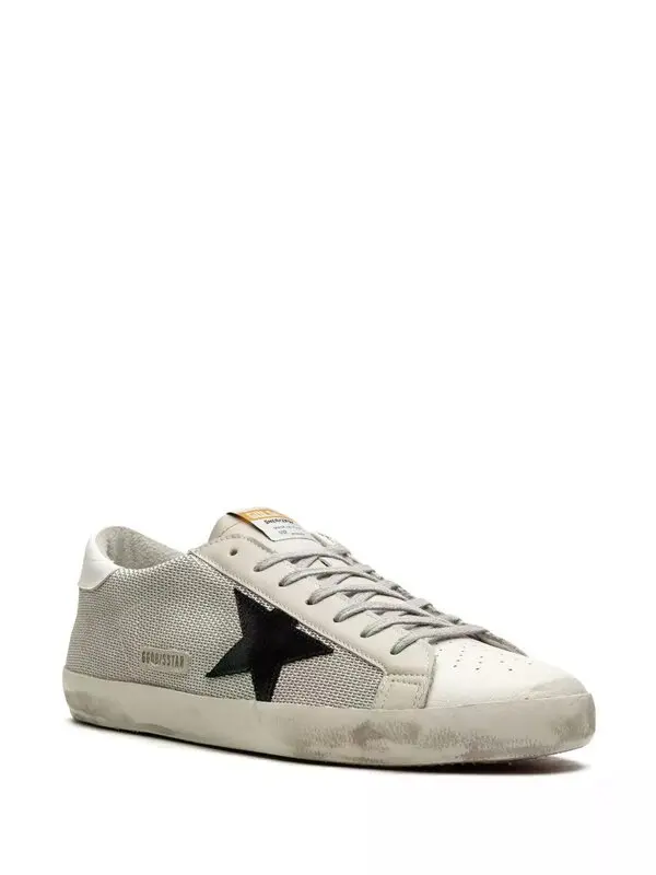 GOLDEN GOOSE Super-star Leather And Mesh Sneakers