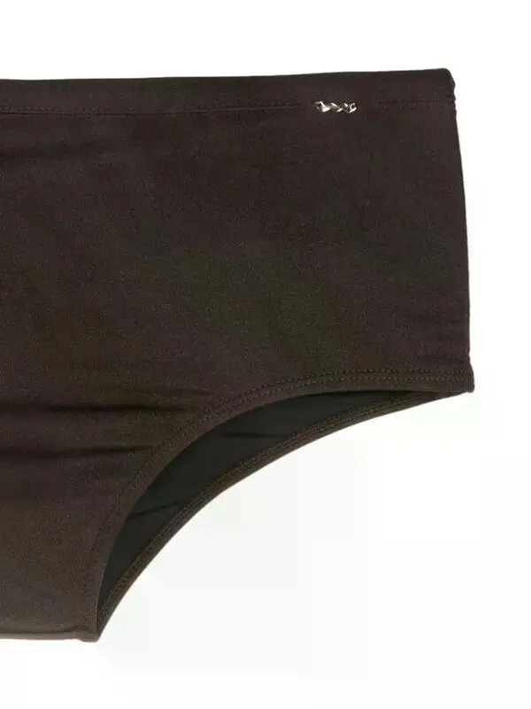 AMIR SLAMA Logo-plaque Swim Trunks