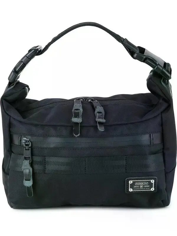 AS2OV Cordura Dobby 2-way Shoulder Bag - Black
