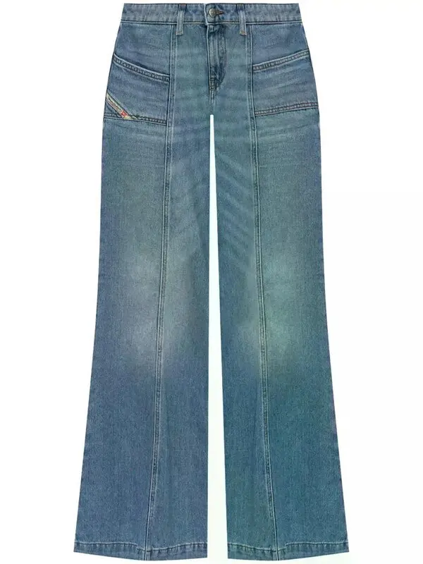 DIESEL® D-akii 0clba Flared Jeans - Blue