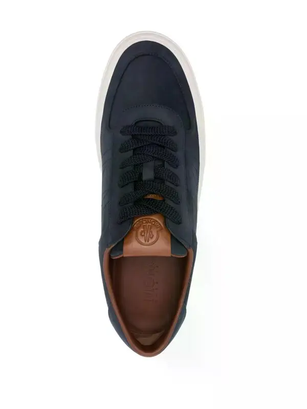 Moncler Monclub Leather Sneakers