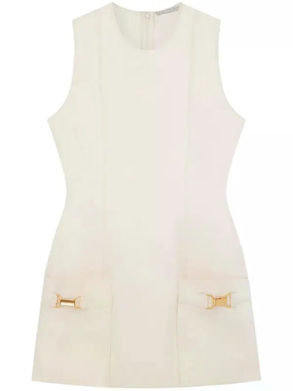 Stella McCartney Moulded Sleeveless Dress - White