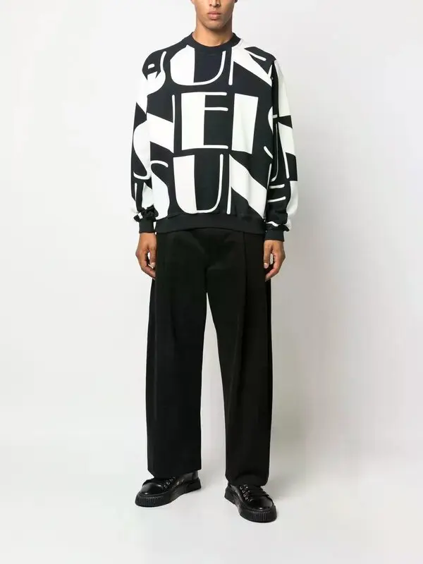 Sunnei Logo-print Long-sleeve Sweatshirt