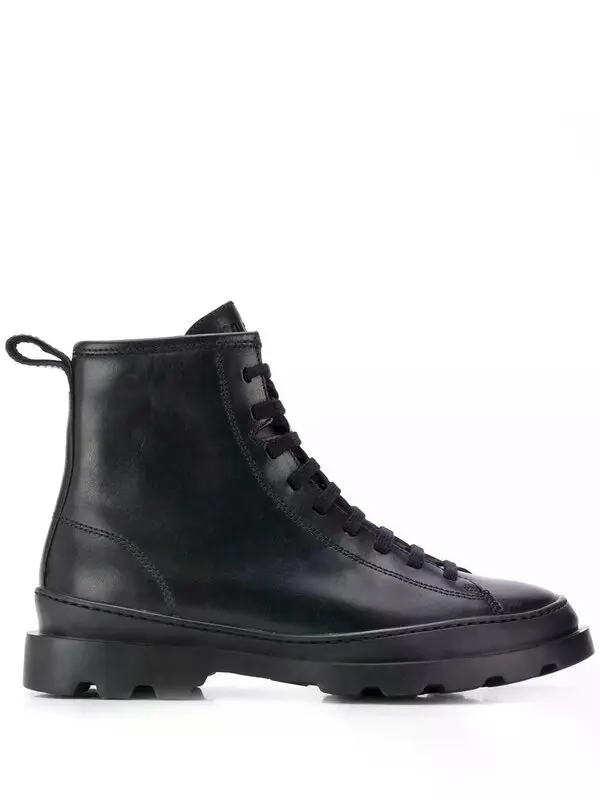 Camper Brutus Leather Boots - Black