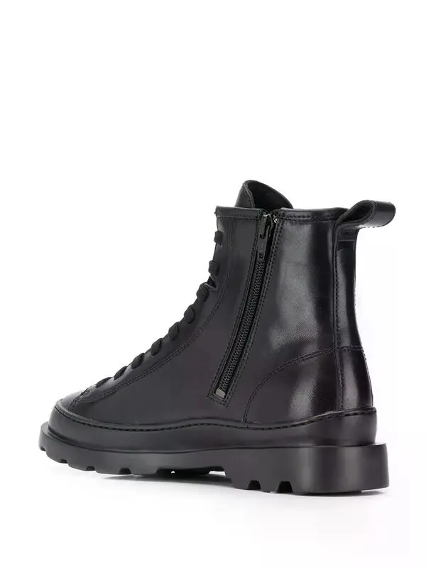 Camper Brutus Leather Boots - Black