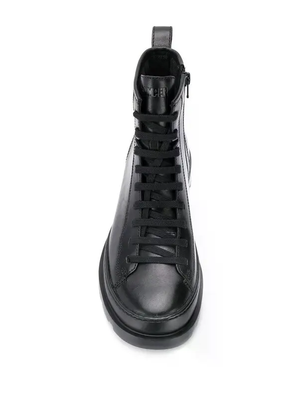 Camper Brutus Leather Boots - Black