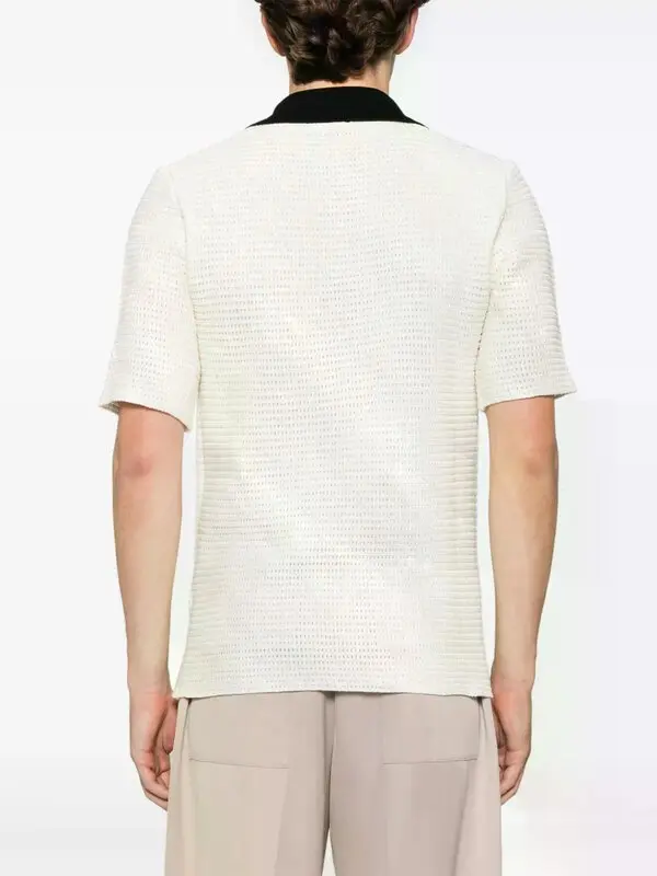 JIL SANDER Knitted Polo Shirt