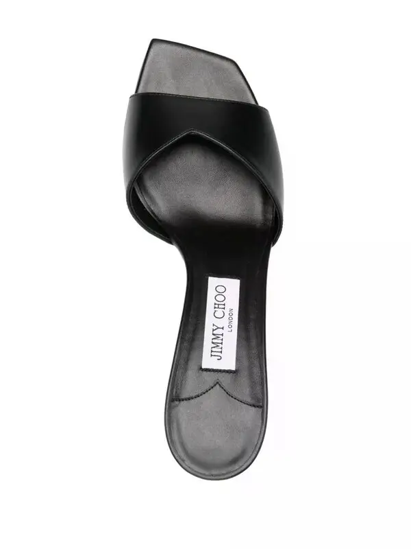 JIMMY CHOO Skye 70 Leather Mules