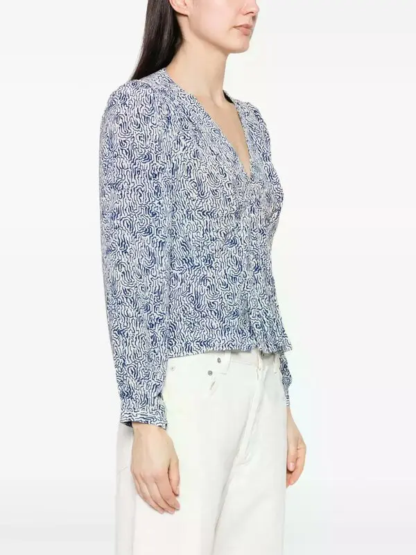 MARANT ETOILE Eddy Abstract-print Blouse
