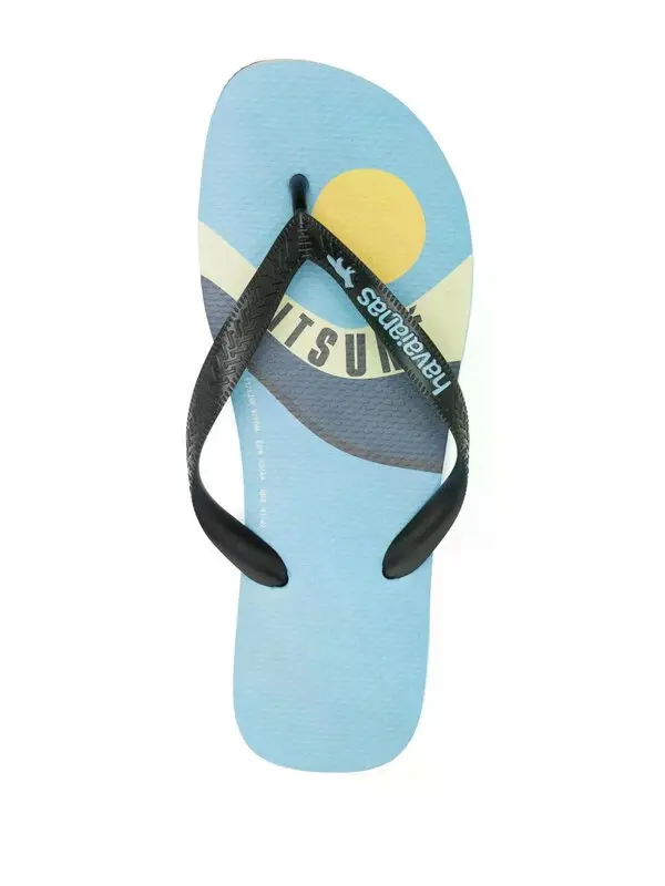 Maison Kitsuné X Havaianas Logo-embossed Flip Flops