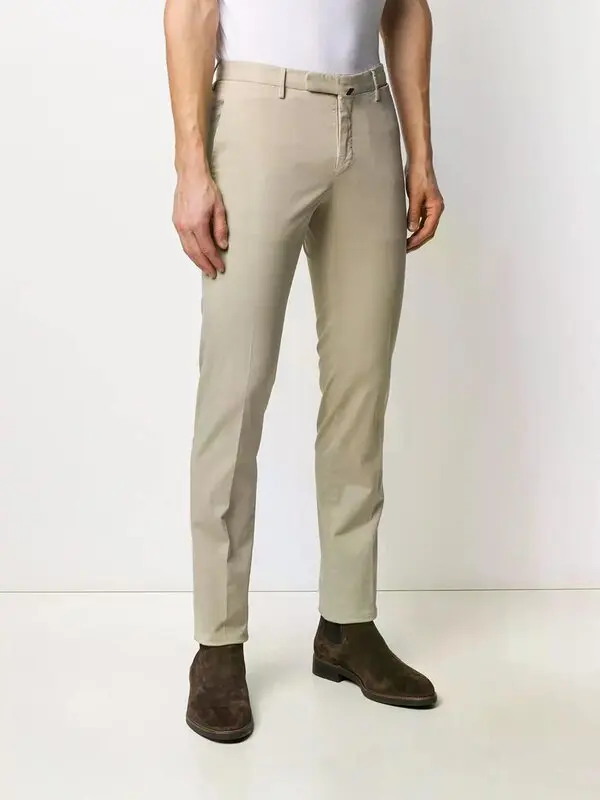 Incotex Slim Fit Chino Trousers - Neutrals