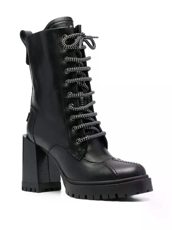 Furla 95mm Leather Hiking Boots