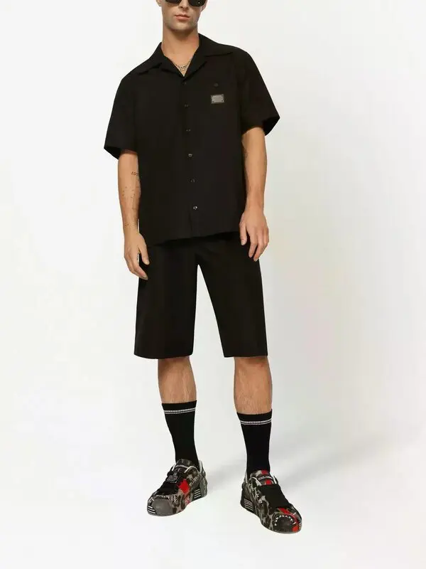 Dolce & Gabbana Logo-tag Cotton Shirt
