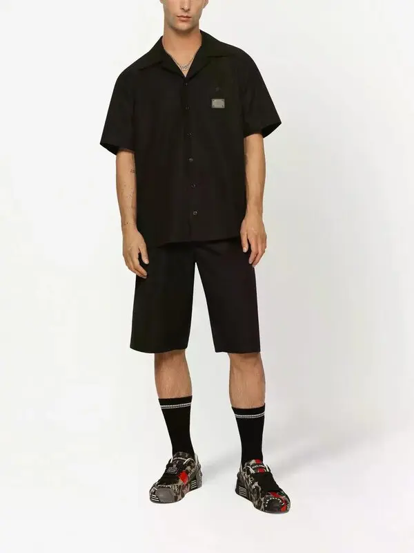 Dolce & Gabbana Logo-tag Cotton Shirt