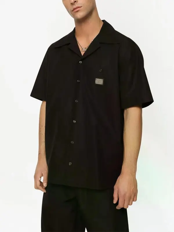 Dolce & Gabbana Logo-tag Cotton Shirt