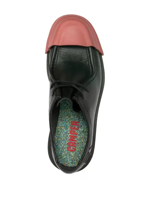 Camper Junction Contrasting-toecap Brogues - Black