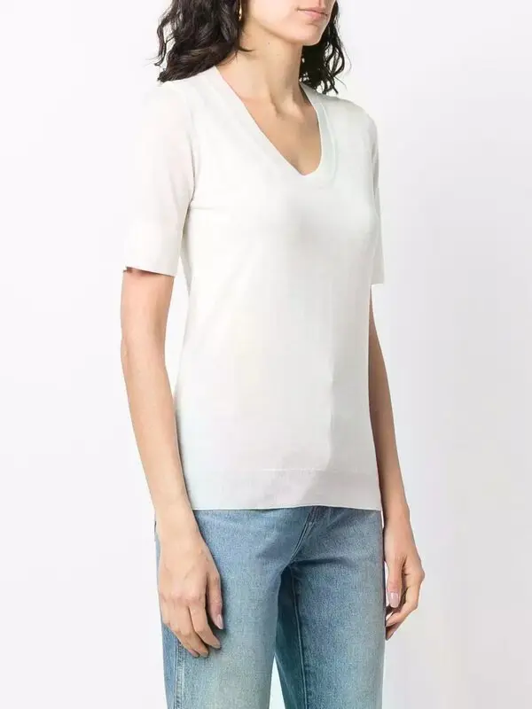 LISKA Round-neck Knitted Top