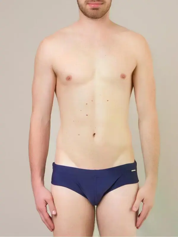 AMIR SLAMA Plain Swim Trunks