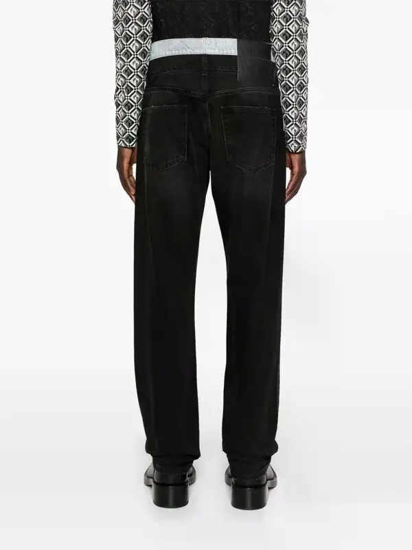 VTMNTS Layered Effect Cotton Jeans