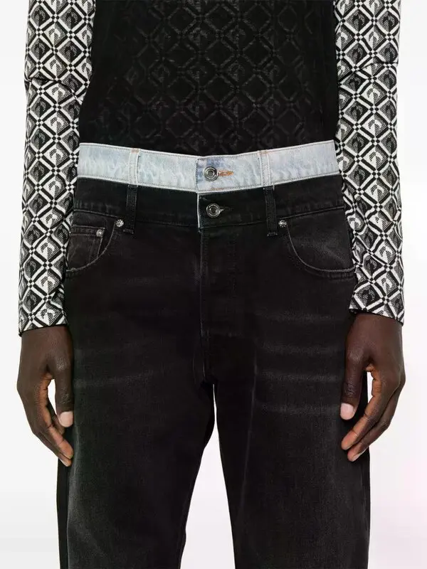 VTMNTS Layered Effect Cotton Jeans
