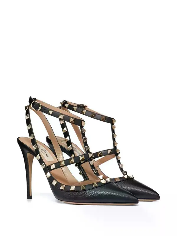 Valentino Garavani 100mm Rockstud Caged Pumps