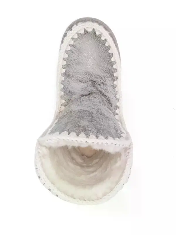 Mou 24 Leather Boots - Grey