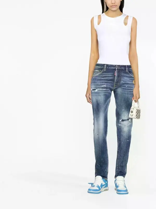 Dsquared2 Distressed-finish Denim Jeans