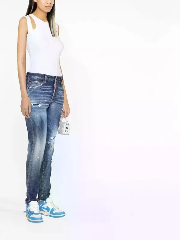 Dsquared2 Distressed-finish Denim Jeans