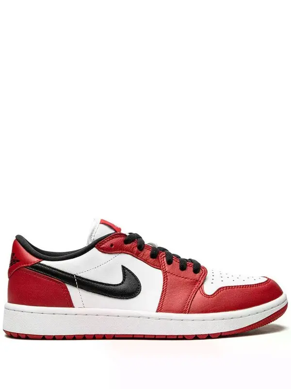 JORDAN Air 1 Low Golf Chicago Sneakers - Red