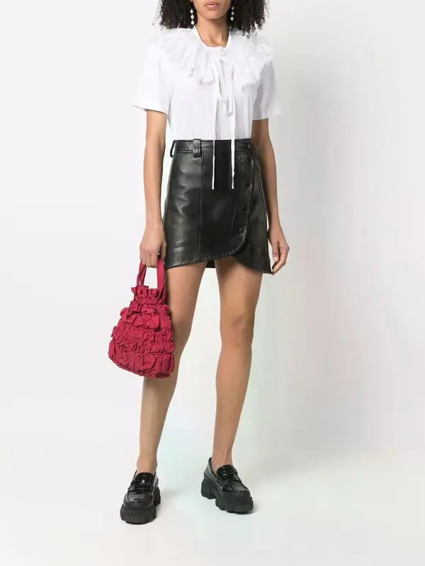PATOU Detachable Lace-collar T-shirt