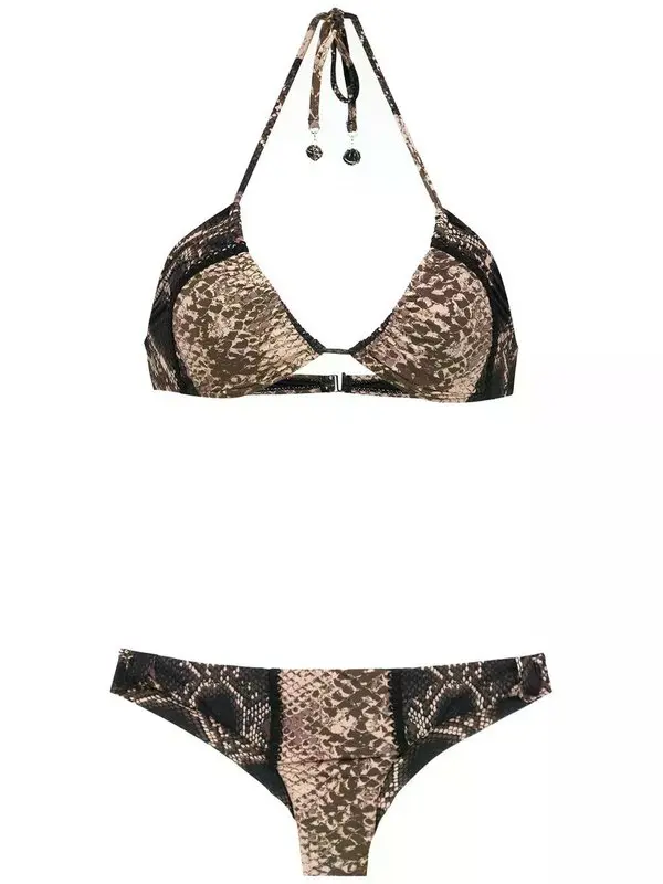 AMIR SLAMA Lace Bikini - Black
