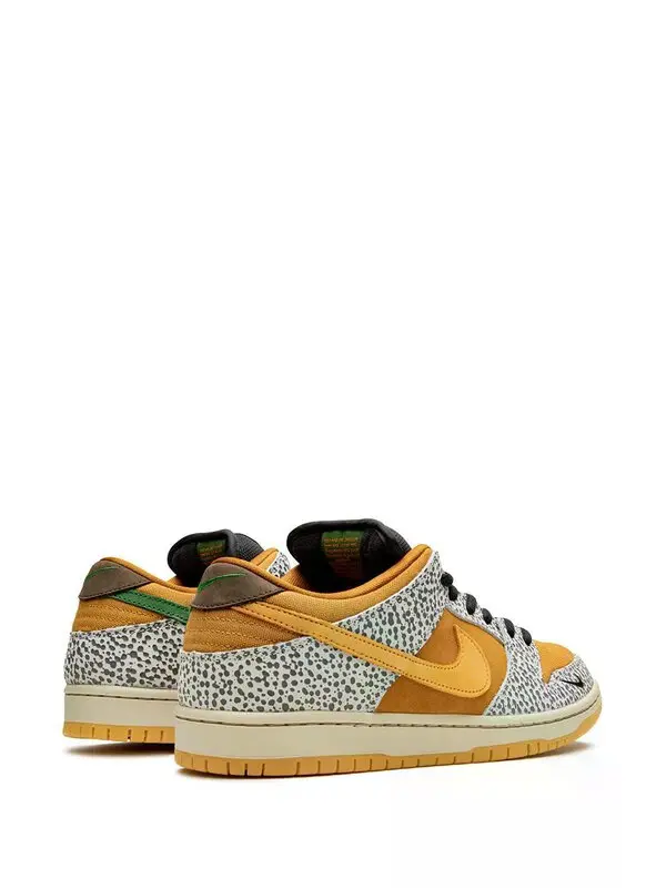 Nike Sb Dunk Low Pro Safari Sneakers - Yellow